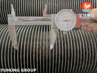 China Heat Exchanger ASTM A335 P22 HFW Solid Finned Pipes With 11-13 Cr Fins for sale