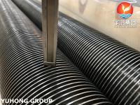 China ASME SA335 P9 Alloy Steel High Frequency Welding Helical Solid Fin Pipe For Furnace for sale