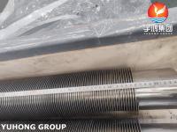 China ASME SA335 P9 Alloy Steel High Frequency Welding Helical Solid Fin Pipe For Furnace for sale