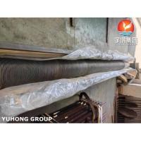 China Welding Fin Tube, Serrated Type, Helical Serrated, Base Tube ASTM A312 TP347 With SS409 Fin Material for sale