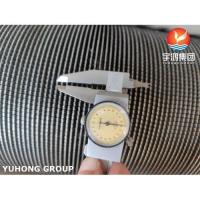 China Welding Fin Tube, Serrated Type, Helical Serrated, Base Tube ASTM A312 TP347 With SS409 Fin Material for sale