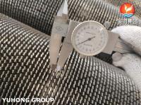 China Stainless Steel Serrated Finned Tube High Frequency Welding Wound Spiral Welded For Fired Heater for sale