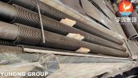 China Serrated Spiral HF Welding Fin Tubes ASTM A335 P9 For Heat Exchangers for sale