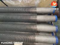 China ASTM A312 TP304H Welded Helical Serrated Finned Tubes For Economizer Boiler for sale