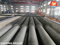 China ASTM A312 TP304H Serrated Fin Tubes High Frequency Welding For Coil Cooler for sale