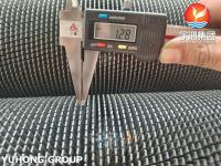 China Heat Exchanger Serrated Finned Tubes ASTM A312 TP304H Base Tube And SS304H Fins for sale