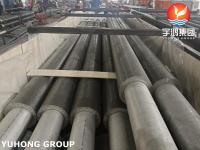China Heat Exchanger Serrated Finned Tubes ASTM A312 TP304H Base Tube And SS304H Fins for sale