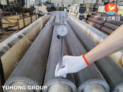 China Heater HFW Serrated Fin Tube ASTM A312 TP304H With Stainless Steel Fins for sale