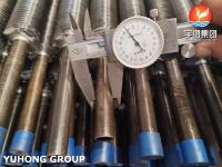 China Air Cooler Tube ASTM A179 Spiral Embedded Finned Pipes With Aluminium Strip for sale