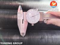 China Heat Exchanger Air Cooled Embedded Fin Tube Pipe ASTM A213 T5 Aluminium Strip Al1060 for sale