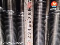 China Al1060 Embedded G Type Fin Tubes ASTM A179 Aluminium Strip For Air Cooler for sale