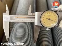 China Carbon Steel Fin Tube , Extruded Type ,  ASTM A179 with Aluminum 6063 , Air Cooler / Dry Kiln application for sale