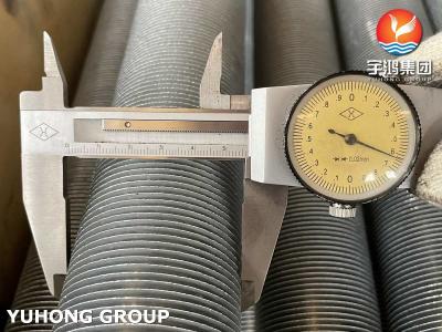 China Carbon Steel Fin Tube , Extruded Type ,  ASTM A179 with Aluminum 6063 , Air Cooler / Dry Kiln application for sale