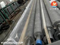 China Carbon Steel Fin Tube , Extruded Type ,  ASTM A179 with Aluminum 6063 , Air Cooler / Dry Kiln application for sale