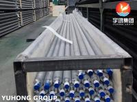 China Extruded Fin Tube ASME SA179 Fin Material AL 1060 For Air Cooler , Condenser for sale