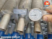 China Air Cooler Stainless Steel Extruded Fin Pipe ASTM A269 TP304 With Al1060 for sale