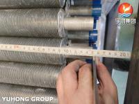 China Air Cooler Stainless Steel Extruded Fin Pipe ASTM A269 TP304 With Al1060 for sale