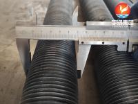 China L Type Wound Finned Pipe Carbon Steel ASTM A179 Base Tube With Aluminum Fins for sale