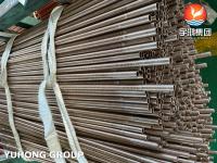 China Low Fin Tube ASTM B111 C71500 Copper Nickel Alloy Base Tube for sale