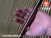 China Low Fin Tube , ASTM B111 C12200 , Copper Alloy Fin Tube for sale