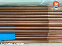 China ASTM B111 C12200 Low Fin Tube For Heat Exchanger Condenser Tube Bundle for sale