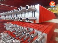 China Seamless Steel ASME SA312 TP304 Square H Fin Tube For Generator Superheater for sale