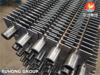 China Seamless Steel Square ASME SA270 TP316L Tube Fins H Type Heating Transfer System Economizer for sale