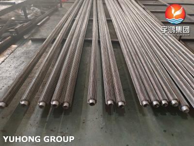 China TP316L A213 ASTM Longitudinal Welded Fin Tubes For Oil Coolers And Refrigeration Systems for sale