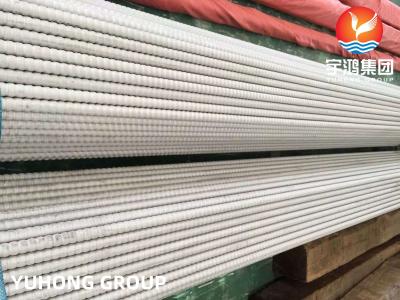 China Enhanced Heat Transfer Tube Finning ASTM A213 TP316L Corrugated Type For Heat Exchanger for sale