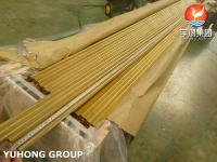 China ASTM B111 C44300 O61 Copper Alloy Steel Heat Exchanger Tube For Condensers for sale