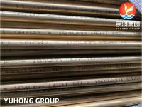 China ASME SB111 C68700 Copper Alloy Steel Heat Exchanger Tube In Petrochemical Industries for sale