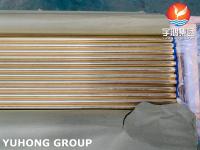 China Copper Alloy Steel ASME SB111 C44300 O61 Heat Exchanger Tube In Power Generation for sale