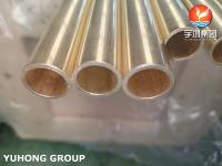 China ASTM B111 C44300 Admiralty Brass Seamless Tube For Heat Exchanger and Condenser for sale