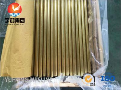 China ASTM B111 C44300 Seamless Copper Alloy Tubes Superior Heat Transfer Saltwater Corrosion Resistance for Marine Heat Exchangers Boilers Condensers for sale