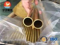 China ASTM B111 C44300 Seamless Copper Alloy Tubes Superior Heat Transfer Saltwater Corrosion Resistance for Marine Heat Exchangers Boilers Condensers for sale