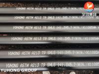 China ASTM A213 T9 Alloy Steel Seamless Boiler Tube ,Oil Refinary Application for sale