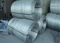 China Cold Drawn non Alloy Steel Rope Wire , Bright /  Zinc Coated Steel Wire for sale