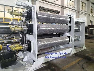 China 420×2020 Three Roll Calender Machine Speed 120m/min for sale