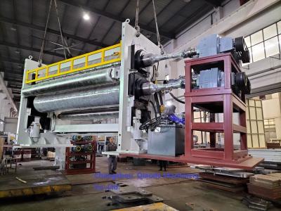 China 520×2920 High-Speed Calender Making Machine - 300m/min Speed, 150kg/cm² Pressure for Nonwoven Fabric Treatment for sale