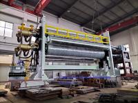 China 520×2920 High-Speed Calender Making Machine - 300m/min Speed, 150kg/cm² Pressure for Nonwoven Fabric Treatment for sale