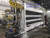 China Industrial 1600mm High Speed Calender Machine with 650m/min Speed and 150kg/cm² Pressure for Nonwoven Fabric Processing for sale