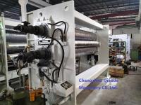 China Alloy Steel Nonwoven Fabric Embossing Machine 430×2420mm with 150m/min Speed and CE/ISO9001 Certification for sale