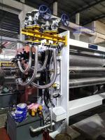 China Automatic Alloy Steel Embossing Calender Machine 450×2420mm | 150 m/min Speed | 150 kg/cm² Pressure for sale