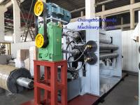 China 420×2020 Two Roller Fabric Calender Machine 150m/min with CE & ISO9001 Certification for sale