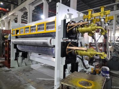 China 6000mm Wide Fabric Embossing Calender Machine | 150-600m/min Speed | Φ480-850mm Rollers for sale