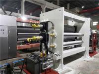 China ISO9001 Fast Heating Embossing Calender Machine with 6000mm Width and 650m/min Speed for Nonwoven Fabric Processing for sale