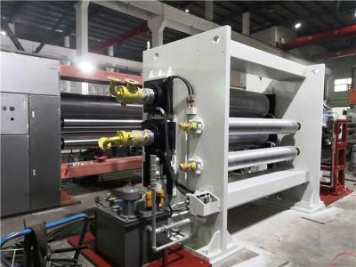 China ISO9001 Fast Heating Embossing Calender Machine with 6000mm Width and 650m/min Speed for Nonwoven Fabric Processing for sale