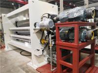 China 450×2620 Roll Embossing Machine with 250m/min Speed and 2200mm Fabric Width for Industrial Textile Processing for sale