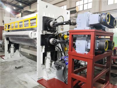 China Automatic Alloy Steel Calendar Making Machine 6000mm Width with 150-600m/min Speed for Nonwoven Fabric Processing for sale