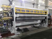 China Alloy Steel Roll Embossing Machine 150-600 m/min Speed with 1600-6000mm Width for Nonwoven Fabric Processing for sale